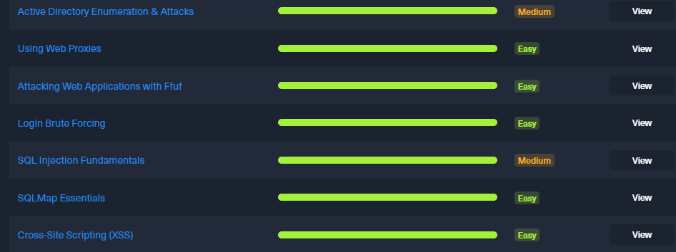 I completed more modules for the Hack the Box CPTS course – Orville's ...